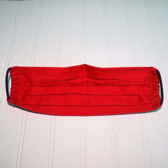 Hand Crafted | Accessories | Handmade Kids Red Face Mask With Pocket ...